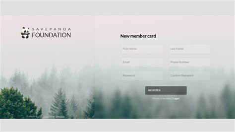 Responsive Registration Form In Html And Css Youtube
