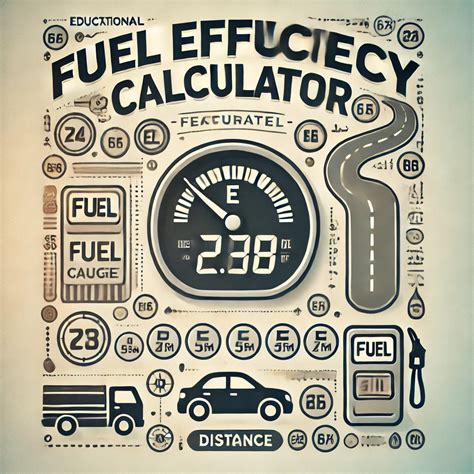 Optimize Your Driving With Our Fuel Efficiency Calculator