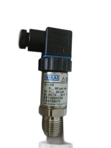 Model Name Number S 10 Wika Pressure Transmitter At 18600 Piece In Udaipur