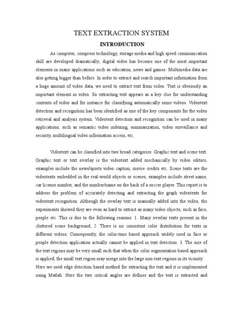 Pdf Text Extraction System Dokumentips