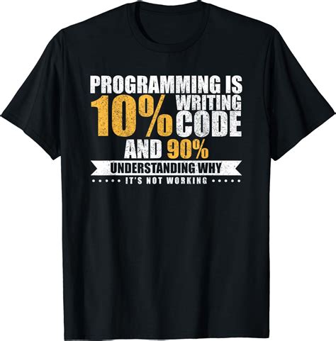 funny programming quote t programmer software developer t shirt
