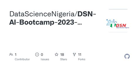 Github Datasciencenigeriadsn Ai Bootcamp 2023 Qualification Project Participation And Hackathon