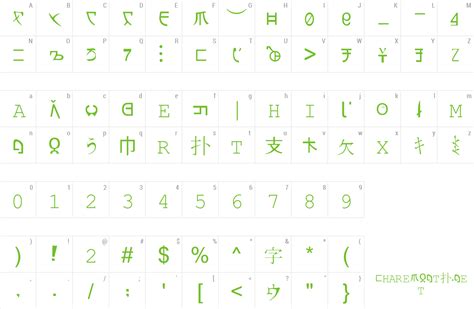 Matrix Code Font Wfonts Com Download Free