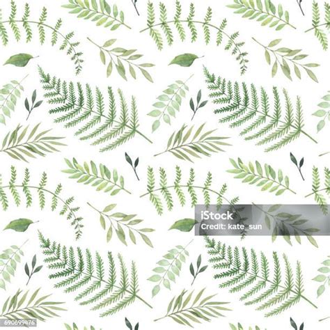 손으로 그린 수채화 그림 녹색 잎 가지 허브와 식물 배경 꽃 디자인 요소입니다 완벽 한 결혼식 초대장 인사말 카드 섬유 인쇄 포스터 포장 등 청첩장에 대한 스톡 벡터 아트