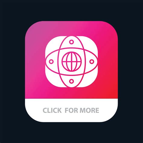 Artificial Connection Earth Global Globe Mobile App Button Android And Ios Glyph Version
