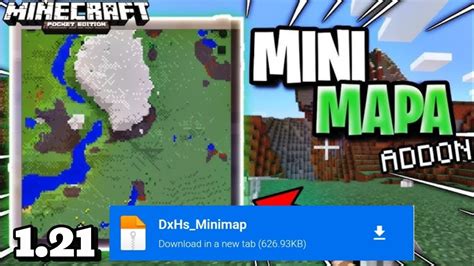 Download The Best Minimap Mod In Minecraft Mobile 12130 📱📥 Youtube