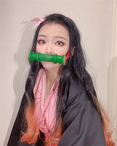 Nezuko Cosplay From Demon Slayer Otakukart