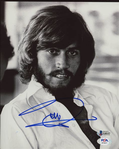 Barry Gibb Signed 8x10 Photo Beckett Coa Pristine Auction