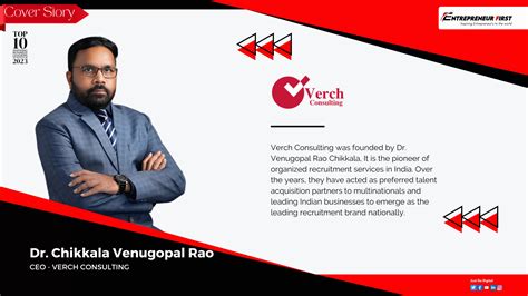 Meet Dr Venugopal A Name To Be Reckoned In The National Community