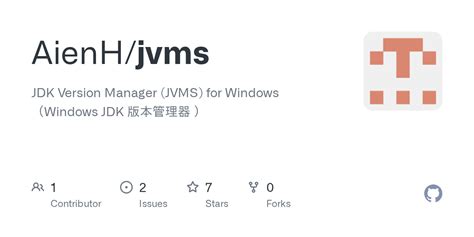 Github Aienhjvms Jdk Version Manager Jvms For Windows（windows Jdk 版本管理器