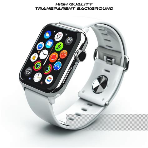 Концепция 3d ручных аксессуаров часов круглый золотой циферблат на прозрачном фоне Премиум Ai