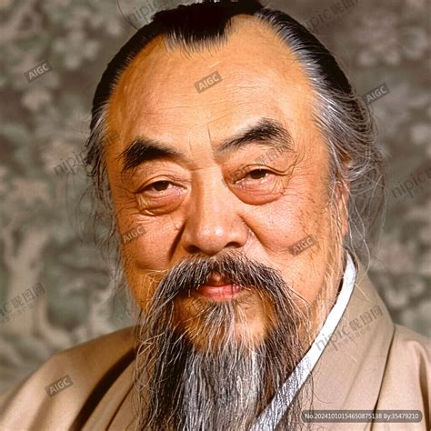 Ai创作图肖像 道家名人 松圆道人 老人头古典老头 华佗半身像 孔夫子肖像 人物照片 人人物物蜡像 道家代表 马本斋画像 神医华佗像老中医