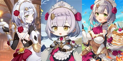 Noelle Genshin Genshin Impact Noelle Sexy Keycaps Cherry Pbt Keys