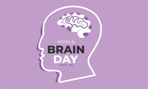 World Brain Day Background Banner Card Poster Template