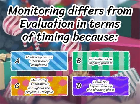Difference Between Monitoring And Evaluation Cuestionario