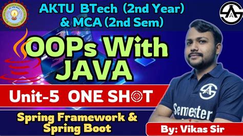 Aktu Oops With Java Unit 5 One Shot Marathon Btech 2nd Year Mca 2nd Sem Semesteradda