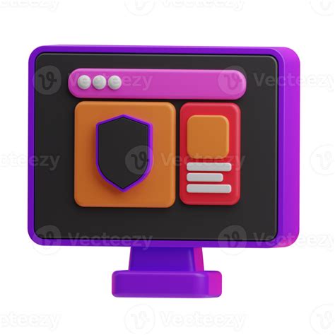 Coding Security System Illustration 3d 36876774 Png