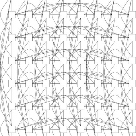 An Example Of Irregular Network Topology Download Scientific Diagram