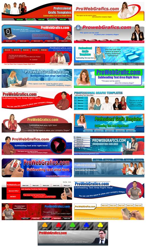 Free Website Header Templates