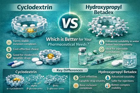Cyclodextrin Vs Hydroxypropyl Betadex Which One Is Better For Your