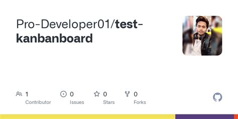 Github Pro Developer Test Kanbanboard