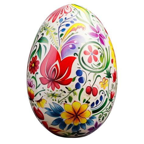 Diy Easter Egg Decorated With Colorful Flowers Ostern Manualidades