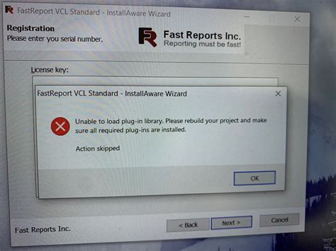 Installation Problem Fastreport 20213allstdexe — Fastreport Forum