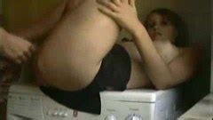 Redhead Sex On A Washing Machine