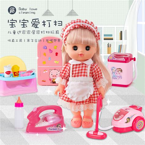 米露过家家女孩儿童医生玩具套装宝宝照顾婴儿仿真带洋娃娃手推车 虎窝淘