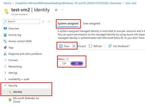 Configure Managed Identities On Azure Virtual Machines Vms Managed