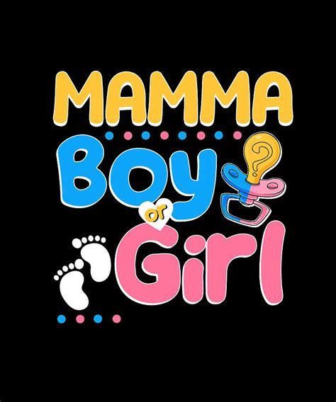 Pink Or Blue Mamma Loves You Best Mom Ever Motherhood Digital Art By Maximus Designs Fine Art