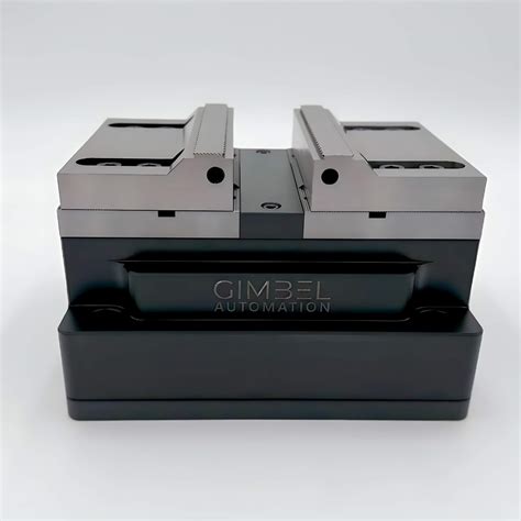 150mm Self Centering Pneumatic Cnc Vise Gimbel Automation