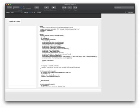 Generating Fake Data With Filemakers Improved Javascript Integration