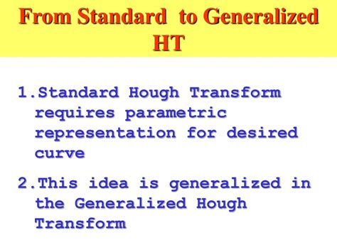 Ppt Generalized Hough Transform Powerpoint Presentation Free