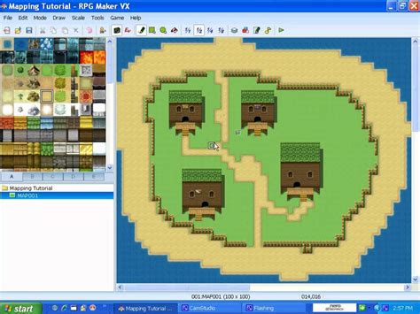 RPG Maker VX Mapping Tutorial Island YouTube