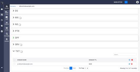 configuring microsoft dns resource records