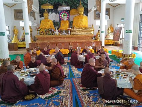 တာချီလိတ်မြို့၌ သီတင်းကျွတ်လပြည့် အဘိဓမ္မာအခါတော် နေ့ ဇီဝိတဒါန ငါးလွှတ်ခြင်းနှင့် သံဃာတော်မ