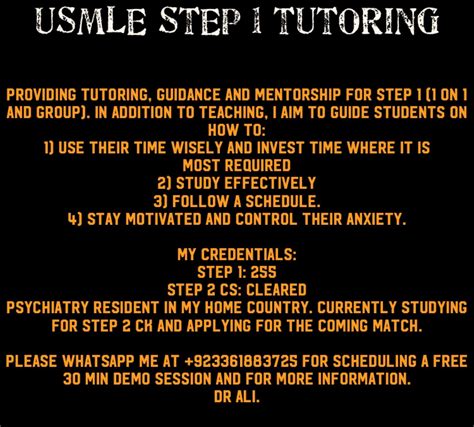 affordable step 1 tutoring r usmle