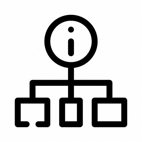 Diagram Structure Information Organized Hierarchy Icon Download
