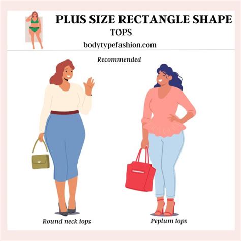 How To Dress Plus Size Rectangle Shape Fashion For Your Body Type