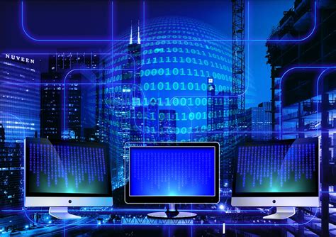 Monitor Binary Chicago Free Image On Pixabay