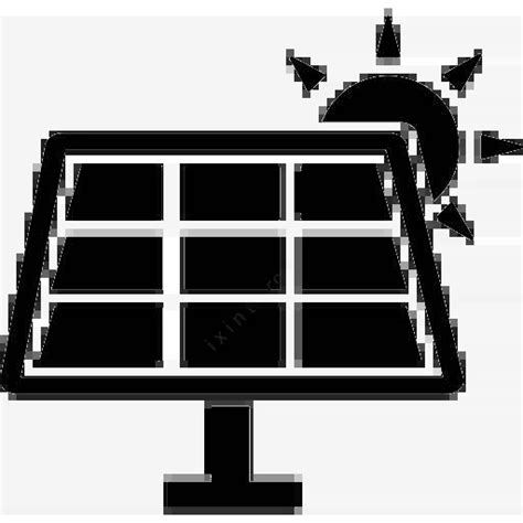 光伏发电子元器件图标png免扣素材 百年印记 灯饰商城 花瓣网