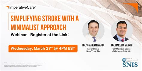 Society Of Neurointerventional Surgery On Linkedin Join Shahram Majidi