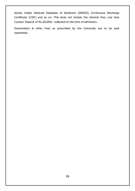 IMU CET Infornation Brochure PDF