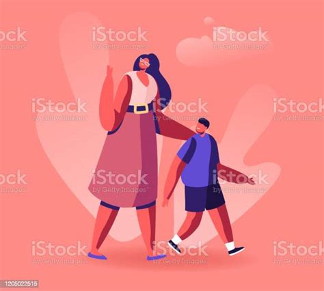 성난 여자 공공 장소에서 흡연 어머니가 흡연자 초침 수동 흡연 사회 문제 건강에 해로운 라이프 스타일 만화 플랫 벡터 일러스트레이션에서 흡연에 아들 소리와 함께 걷는 아기에