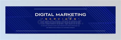 Modern Abstract Linkedin Banner Template Stock Vector Illustration Of