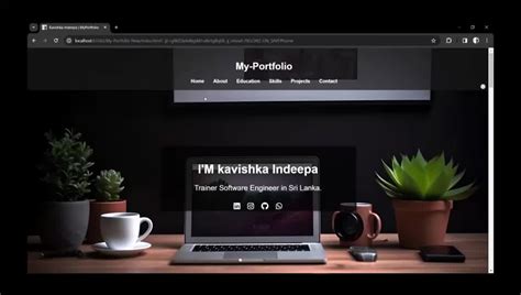 Kavishka Indeepa On Linkedin Portfoliowebsite Careerjourney