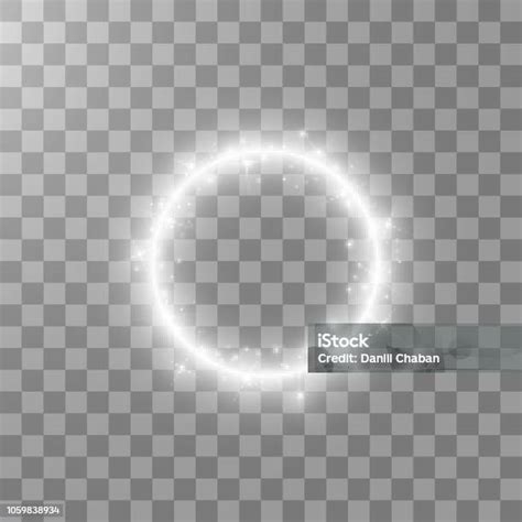 벡터 빛 반지입니다 라운드 반짝 프레임 빛 투명 한 배경에 고립 된 먼지 가신 입자 마법의 개념 0명에 대한 스톡 벡터 아트 및 기타 이미지 Istock