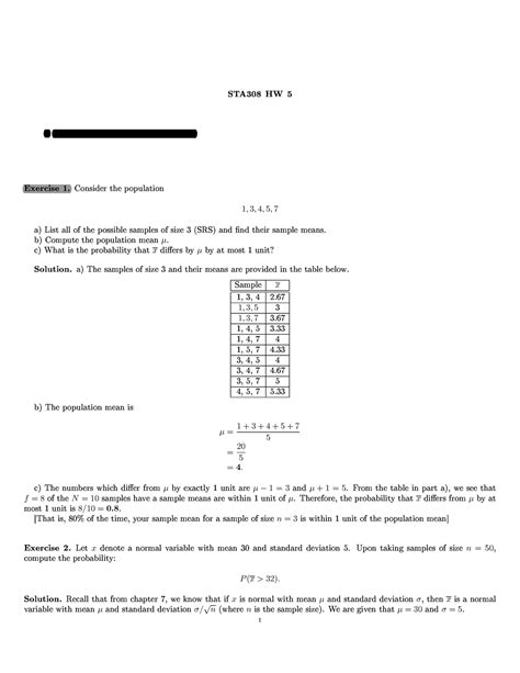 HW 5 sol Spring 2022 Pst ② P ① r s s r t Studocu