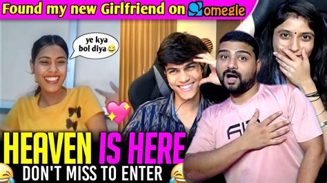 I Found My New Girlfriend On Omegle 😍 Adarshuc Reaction Youtube